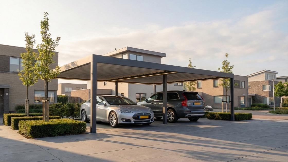 Overkapping auto: beste keuze, kosten en tips → Tuinmarqt